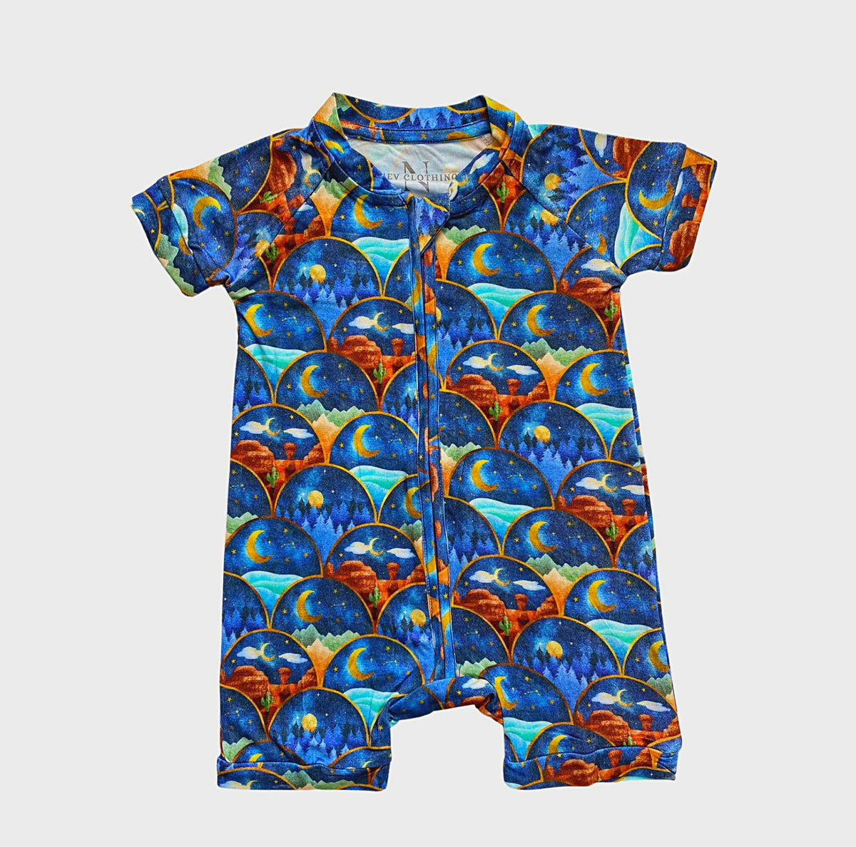 Boho Moons and stars Shorties – Nev Clothing